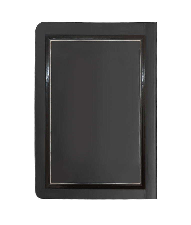 Custom Embossment Shabbos siddur Sefard Black with Gold - Maayan Judaica