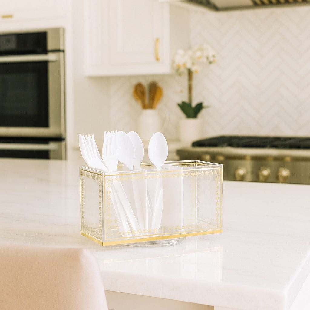 Inspired Swivel Silverware Caddy - Maayan Judaica